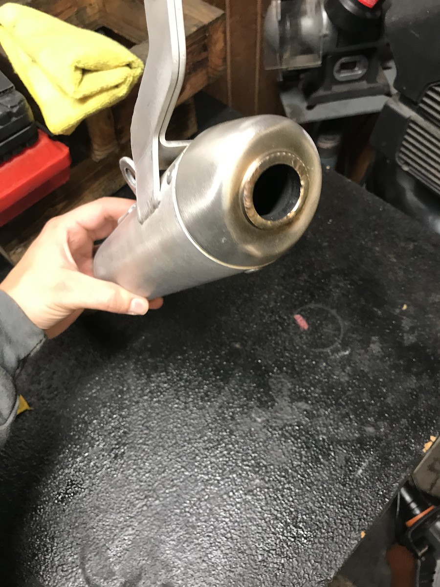 R304 Yz 250 Silencer And Oem Crf 450 Take Off Sprockets And Chain For