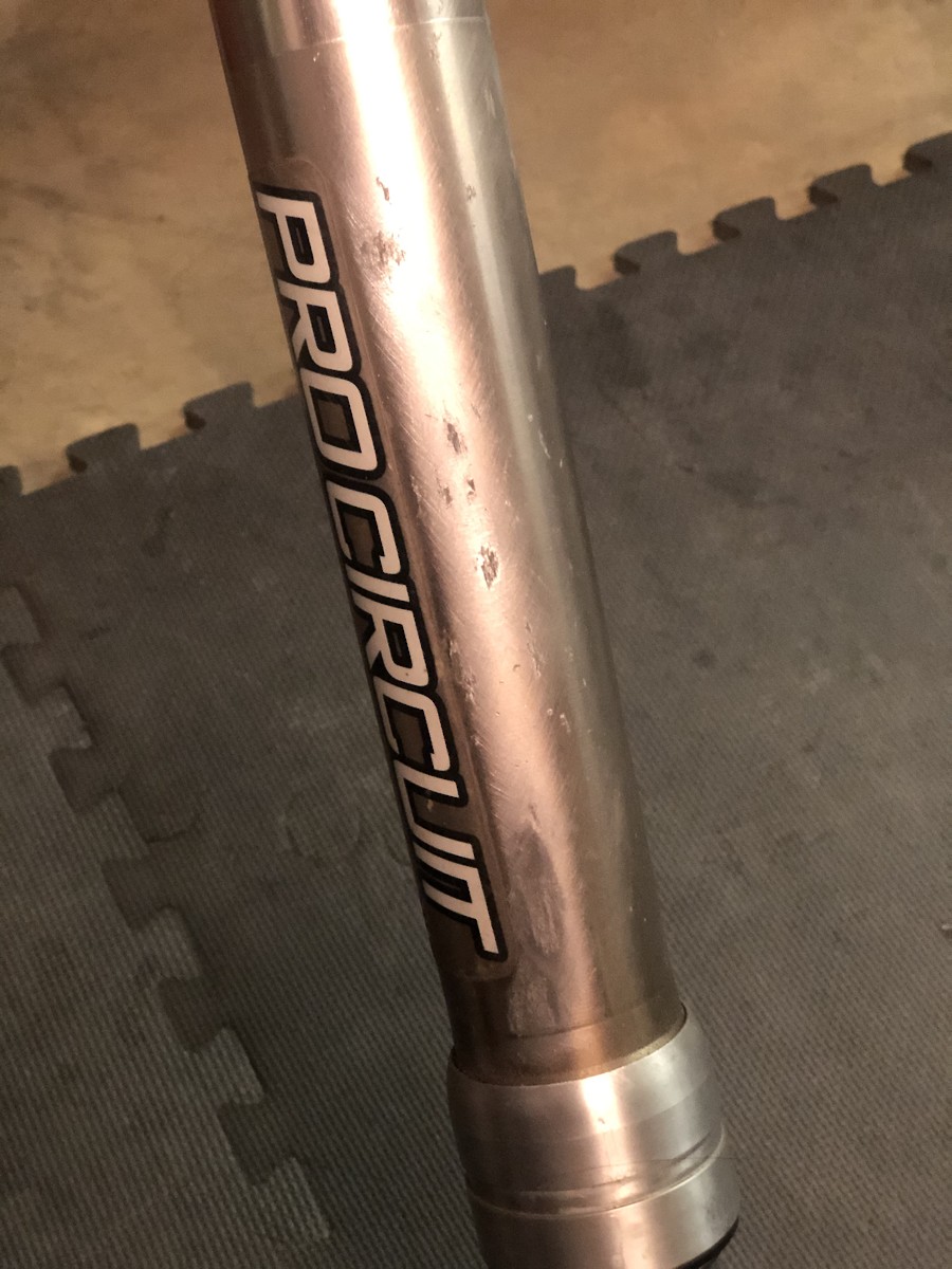 Damaged fork anodizing - Tech Help/Race Shop - Motocross Forums ...