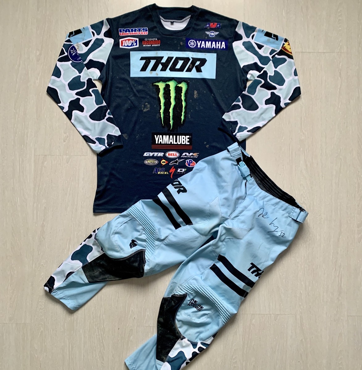 For Sale Yamaha Star racing race worn kit - For Sale/Bazaar - Motocross ...