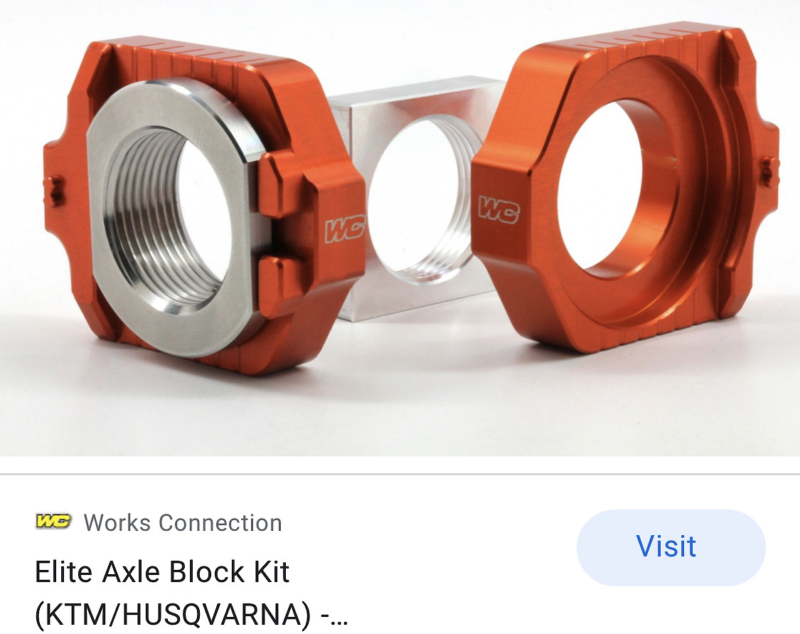 Husky/KTM Axle Blocks? - Tech Help/Race Shop - Motocross Forums ...