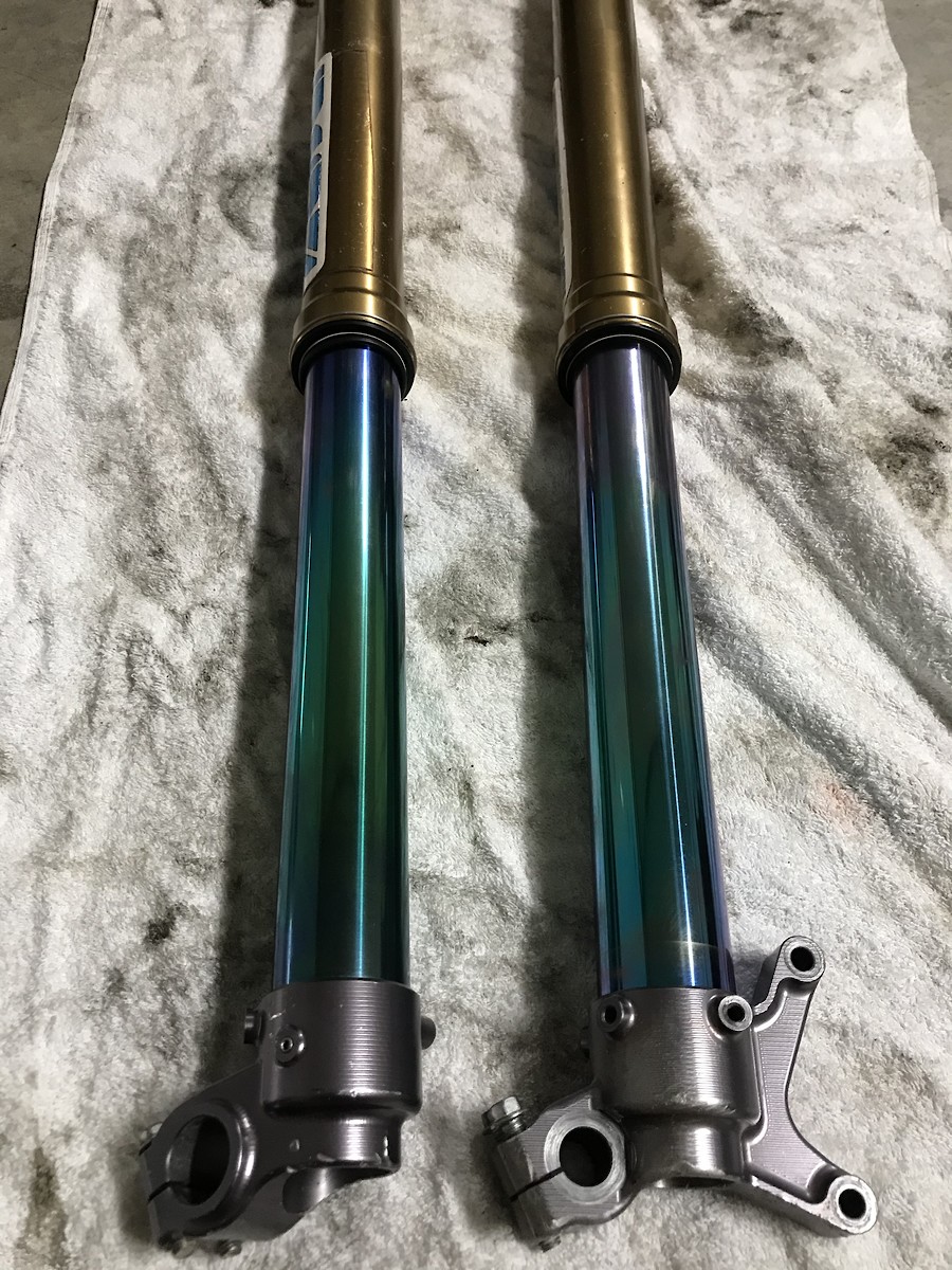 Showa 49mm AKIT Forks for Yamaha w/ PC clamps - For Sale/Bazaar ...