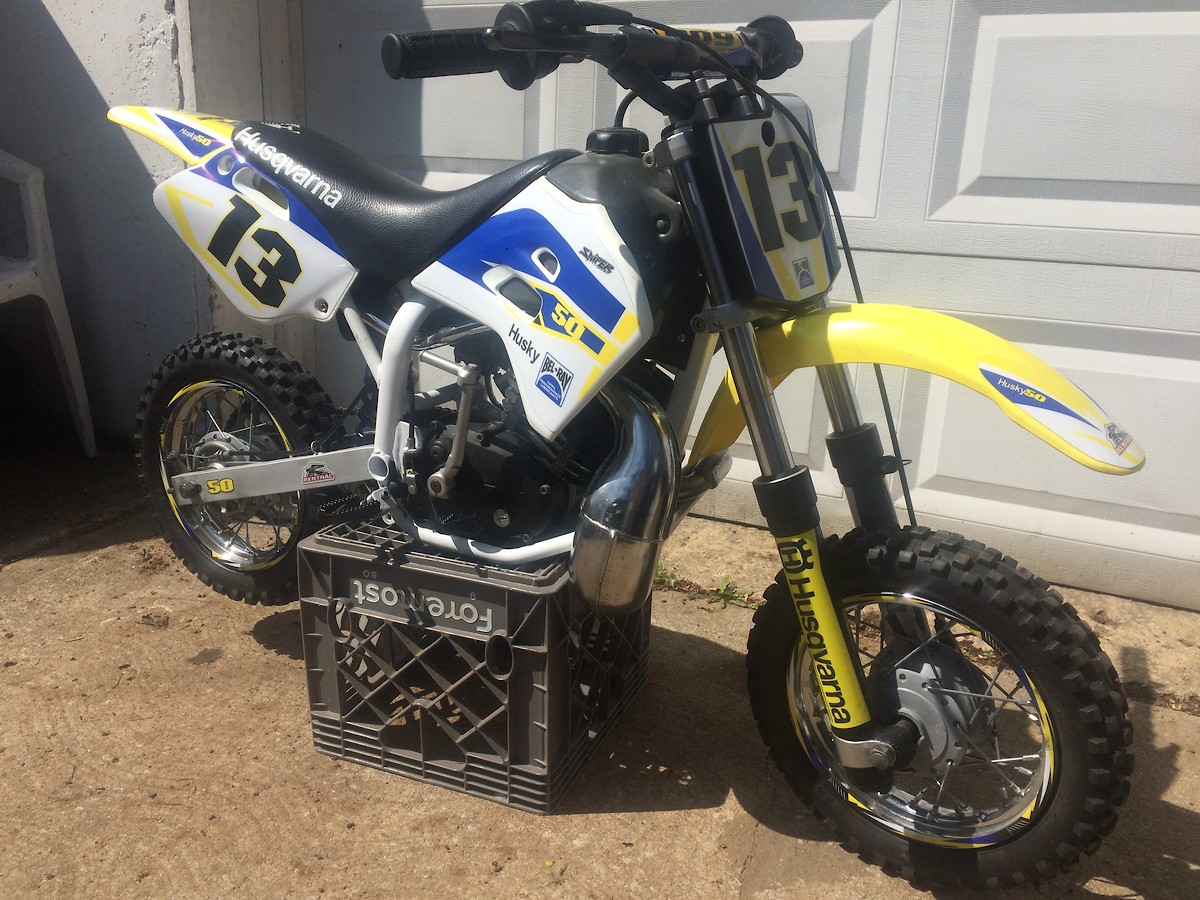 Husky Boy 50 refresh for my Grandson - Bike Builds - Motocross Forums ...