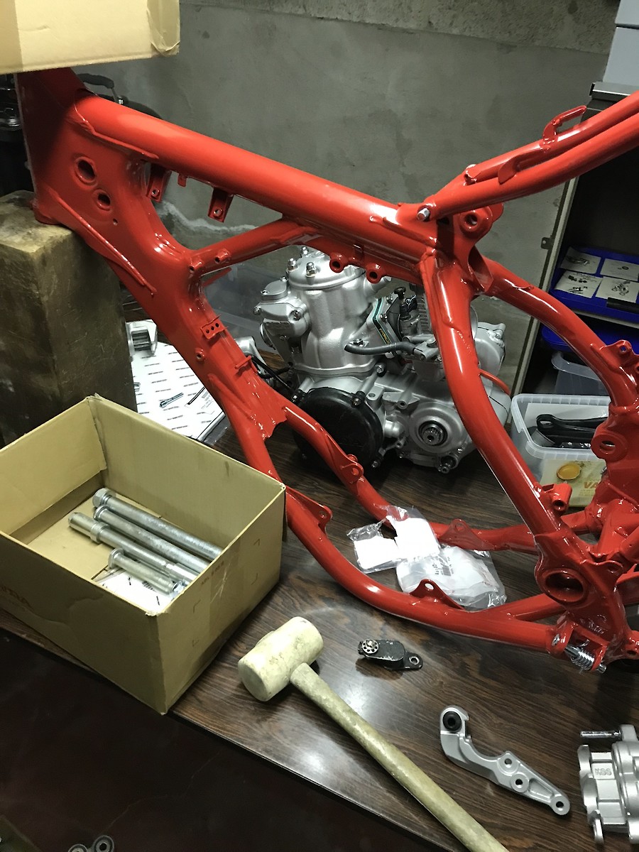 Project Honda CR 250 1989. Eric Geboers tribute no 500 - Bike Builds ...