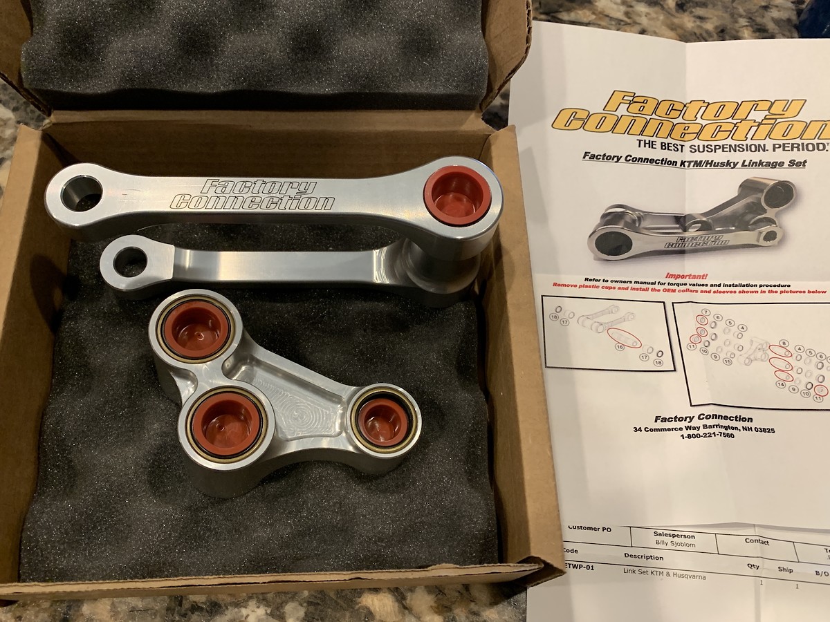 Factory Connection KTM/Husky Linkage - Tech Help/Race Shop - Motocross ...