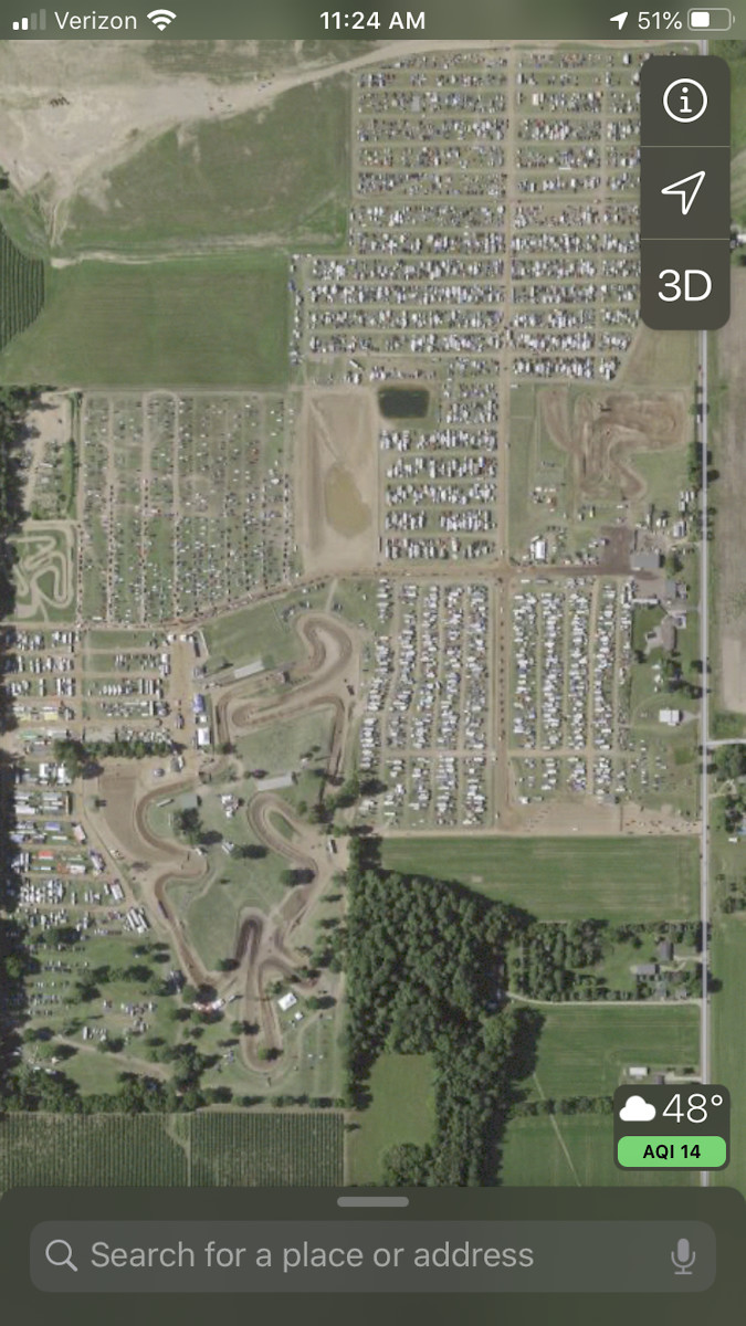 Apple Maps and Red Bud MX - Moto-Related - Motocross Forums / Message ...
