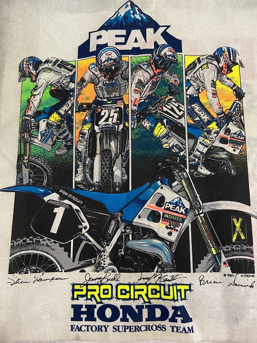 1991 Peak Honda Pro Circuit Team - Old School Moto - Motocross Forums ...