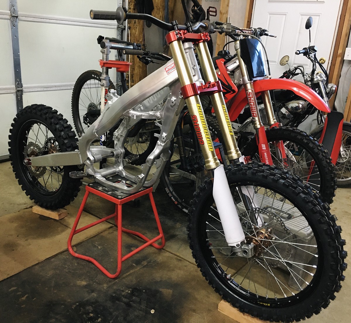 2003 CR250r Frame up resto-mod - Bike Builds - Motocross Forums ...