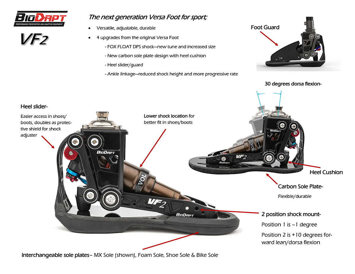 BioDapt, by Solidworks. MX (and more) prosthetic leg video. Good ...