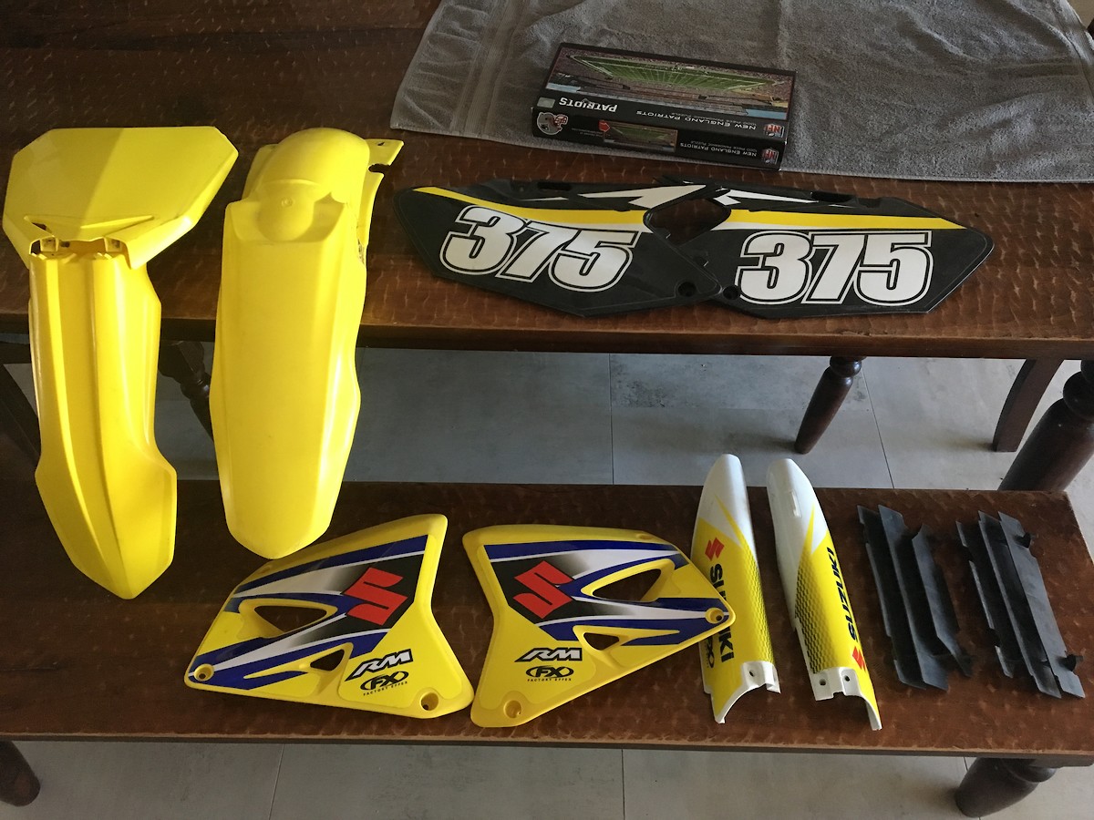 RM 125 plastics 01 up - For Sale/Bazaar - Motocross Forums / Message ...
