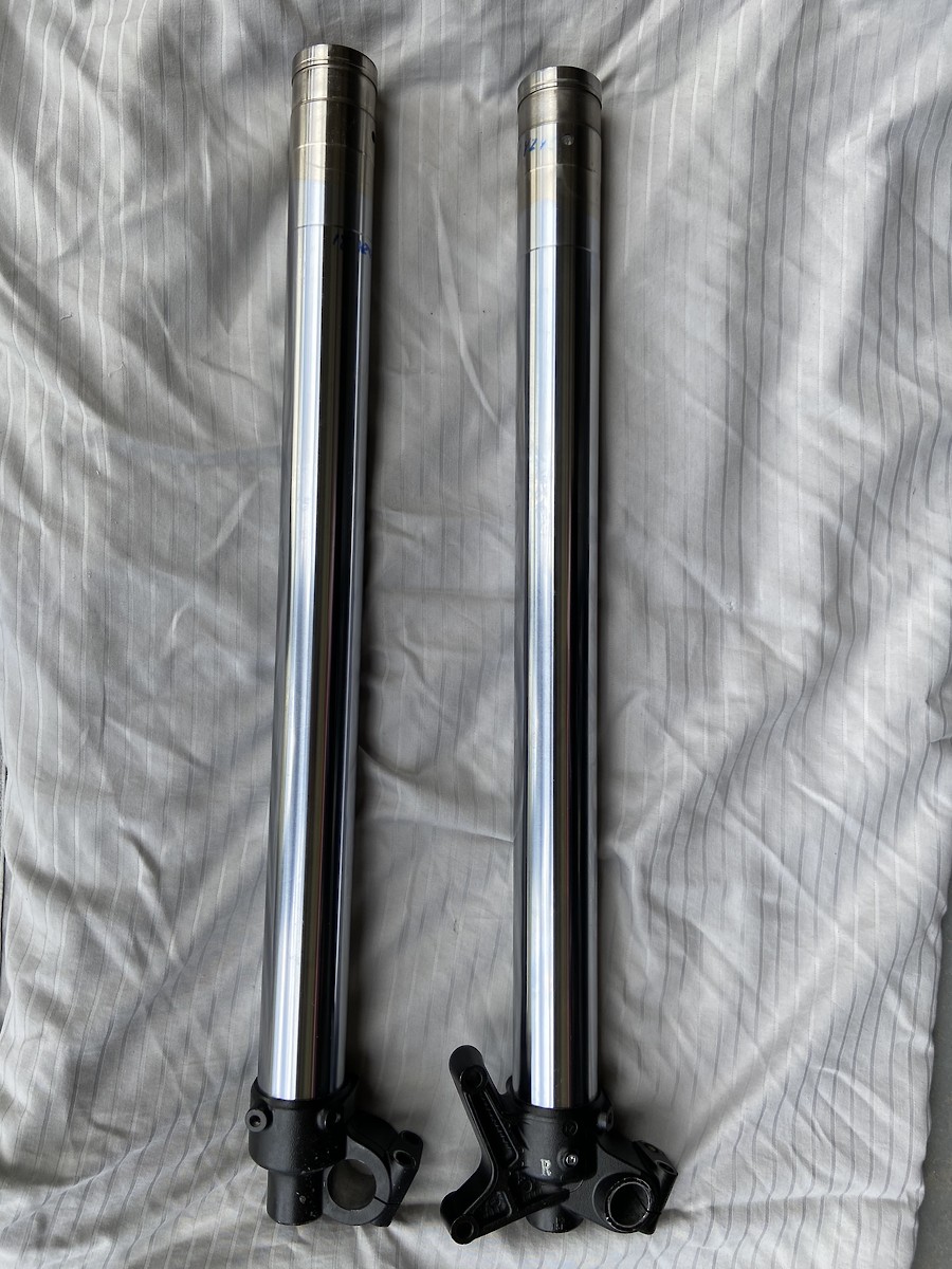 2018 KYB inner fork / lower fork tubes and lugs - For Sale/Bazaar ...