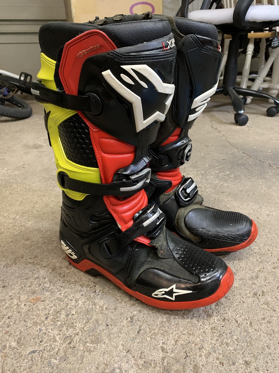 (2) Alpinestar Tech 10 used size 11 - For Sale/Bazaar - Motocross ...