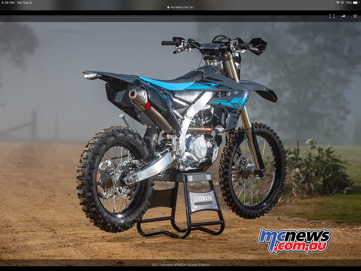 2021 Aussie Edition Yamaha WR450, only 400 being made - Moto-Related ...
