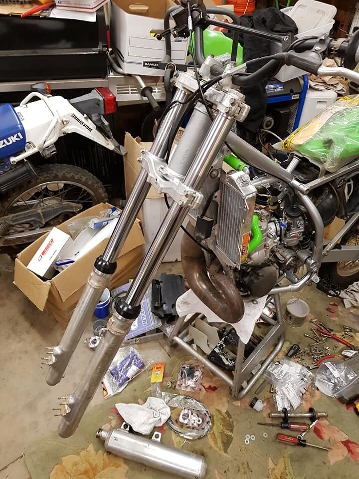 1987 Kawasaki KX250 low-key restore - Bike Builds - Motocross Forums ...