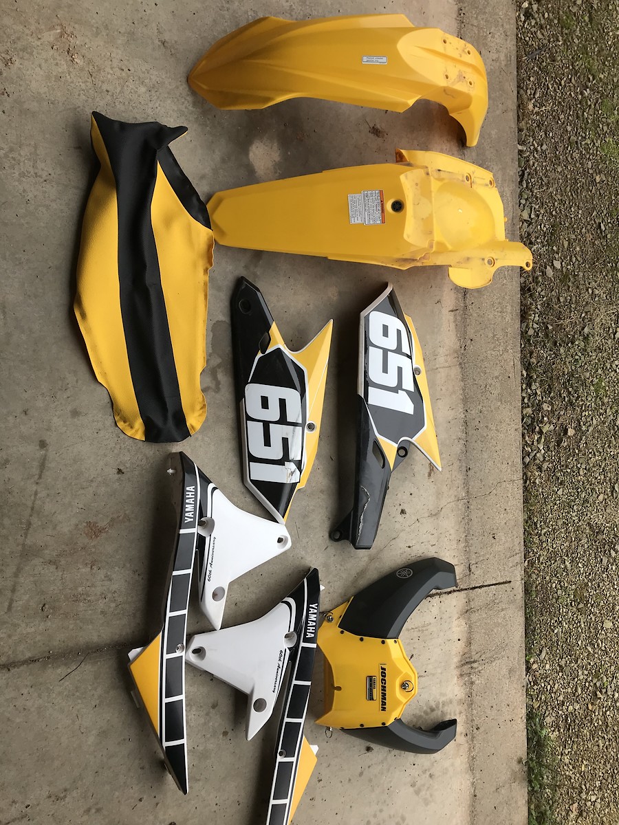 Anyone know where I could find the 2016 OEM Yellow Yamaha plastics for ...