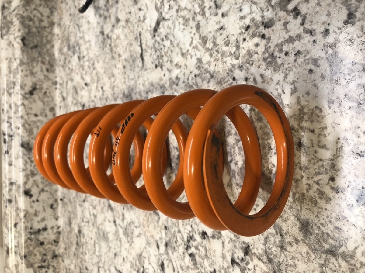 WP shock spring - orange - For Sale/Bazaar - Motocross Forums / Message ...
