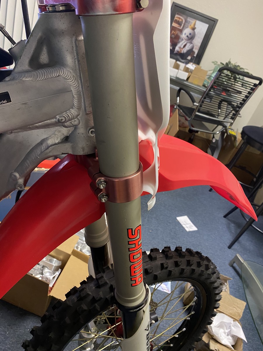 Works HRC Showa Billet Shock - For Sale/Bazaar - Motocross Forums ...