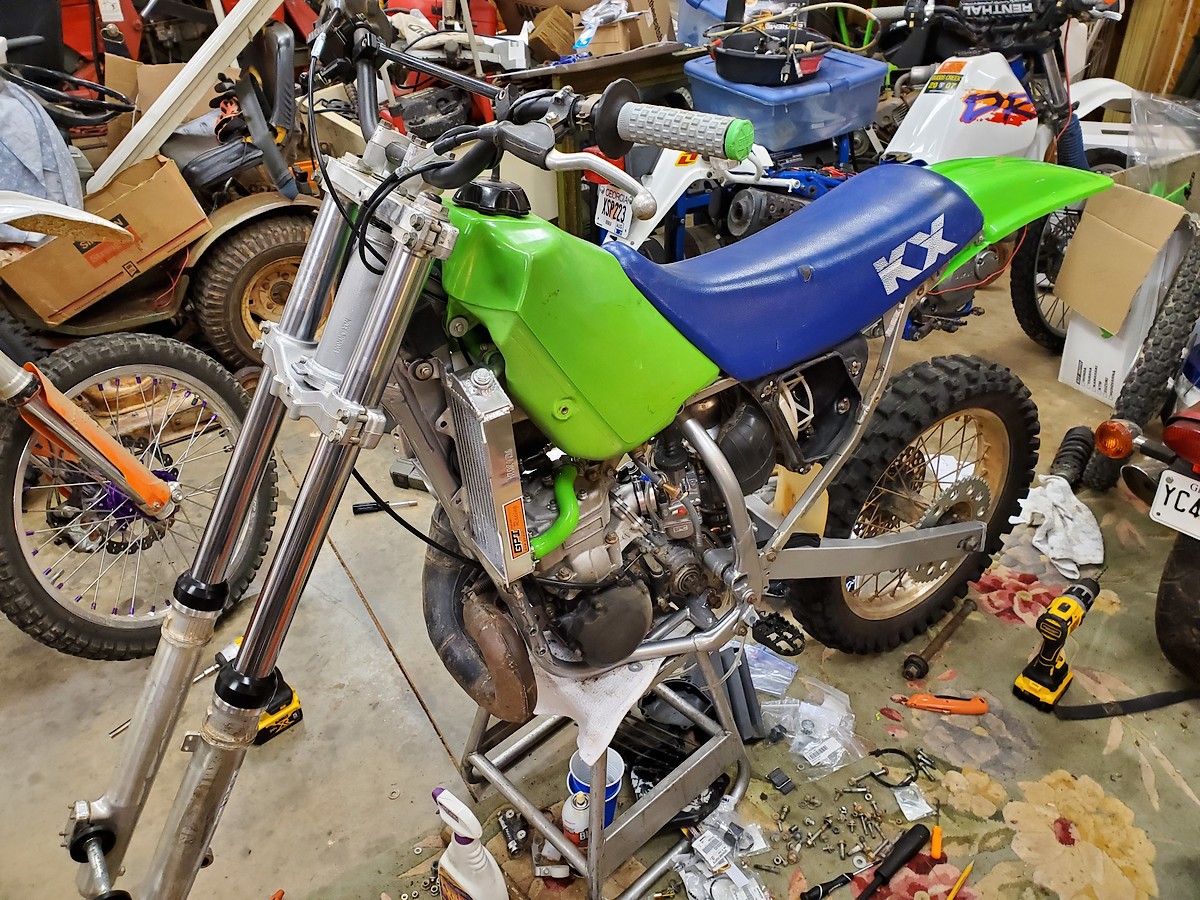 1987 Kawasaki KX250 low-key restore - Bike Builds - Motocross Forums ...