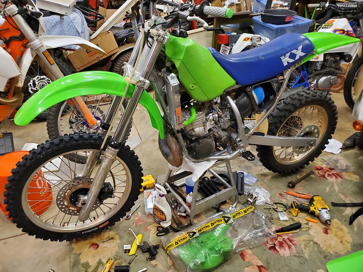 1987 Kawasaki KX250 low-key restore - Bike Builds - Motocross Forums ...