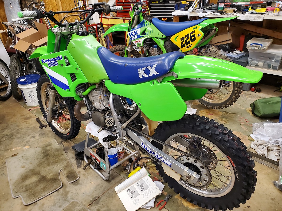 1987 Kawasaki KX250 low-key restore - Bike Builds - Motocross Forums ...
