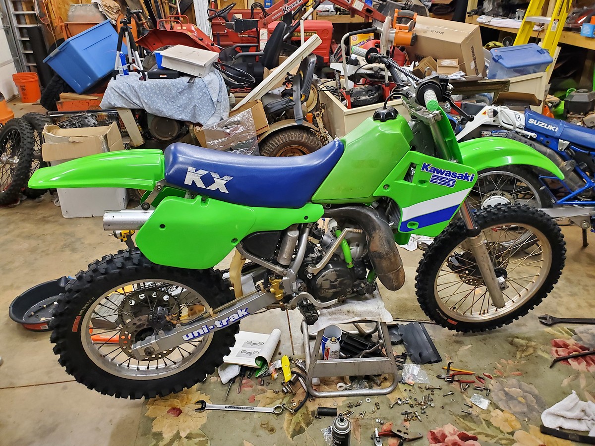 1987 Kawasaki KX250 low-key restore - Bike Builds - Motocross Forums ...