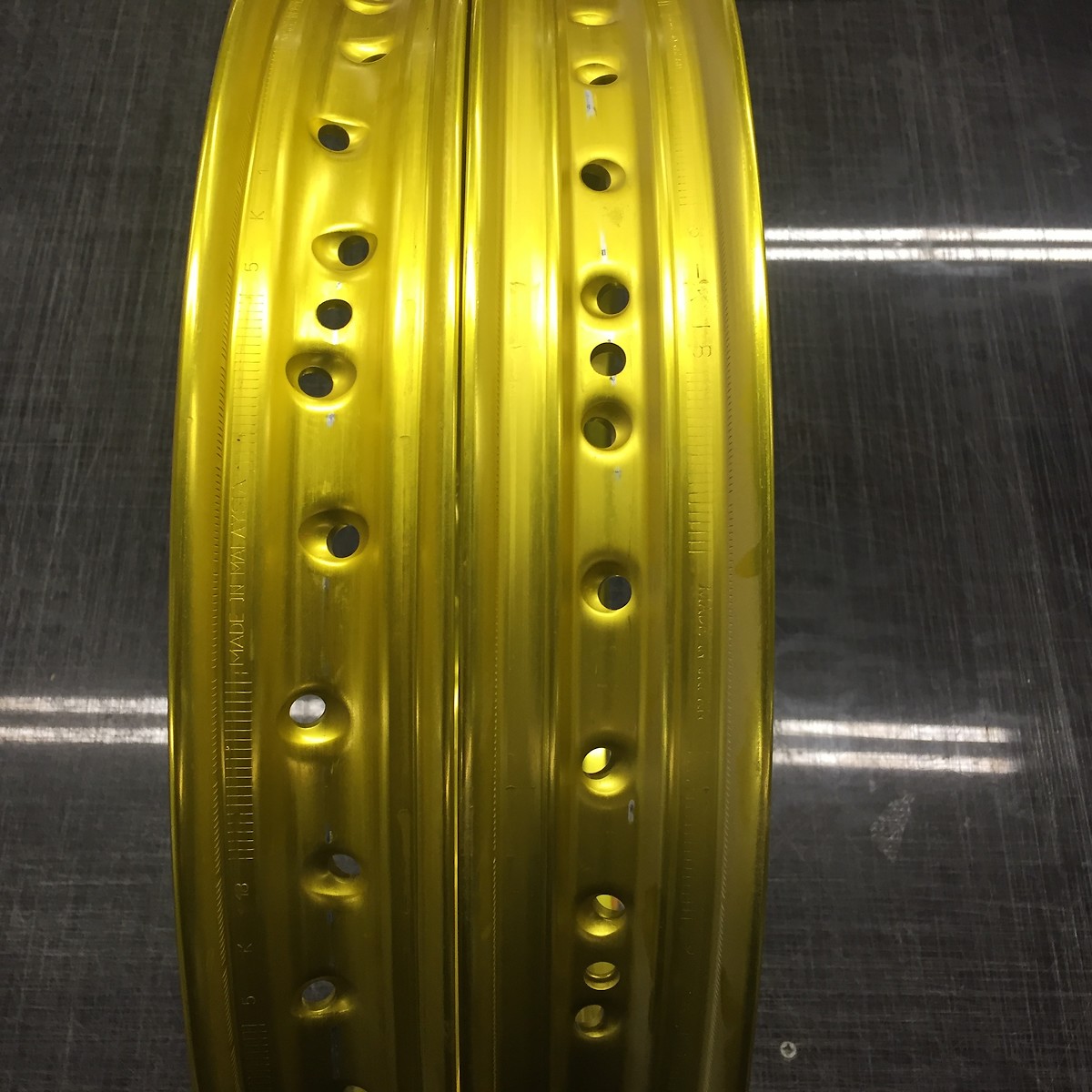 New Yellow Excel Suzuki Rear Rims With Spokes. - For Sale/Bazaar ...