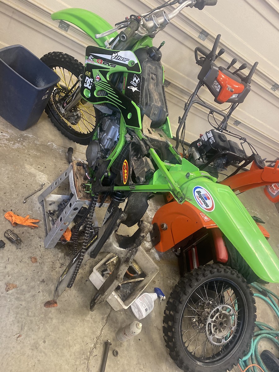 2001 kawasaki kx 250 light restore - Bike Builds - Motocross Forums ...