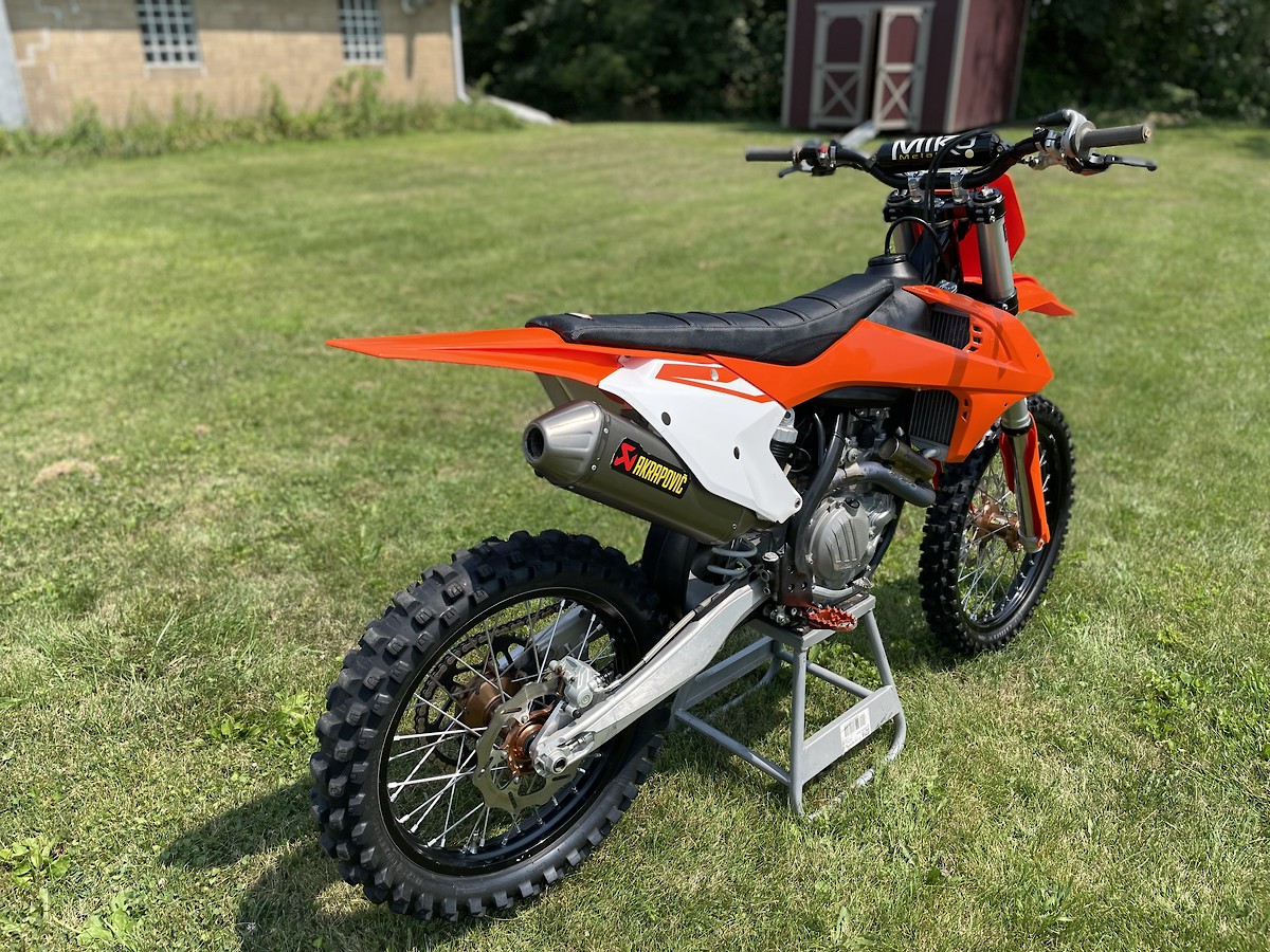 2016-2018 ktm 450 KTM 450 Exhaust Akrapovic EVO Titanium Full System ...