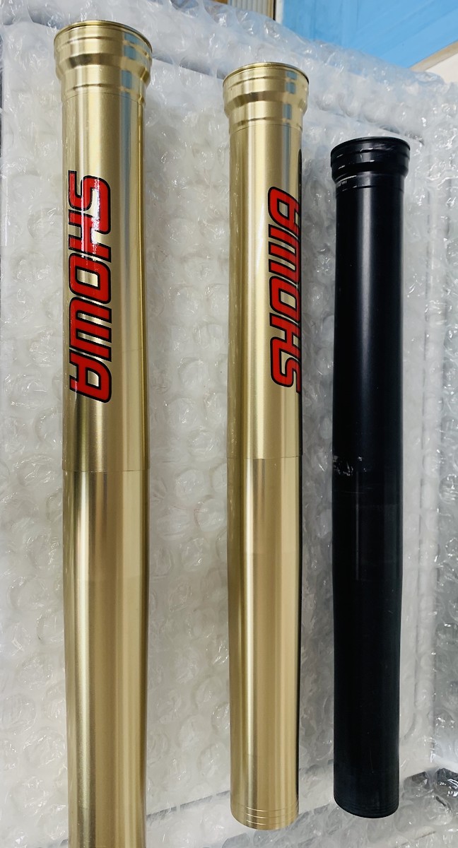 Showa upper fork tubes 49mm a kit. Kxf. $500 - For Sale/Bazaar ...
