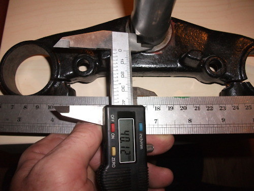 Measuring triple clamp offset - Tech Help/Race Shop - Motocross Forums ...