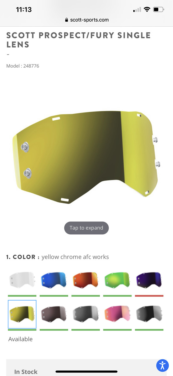 Scott Prospect Lens Question - Moto-Related - Motocross Forums ...