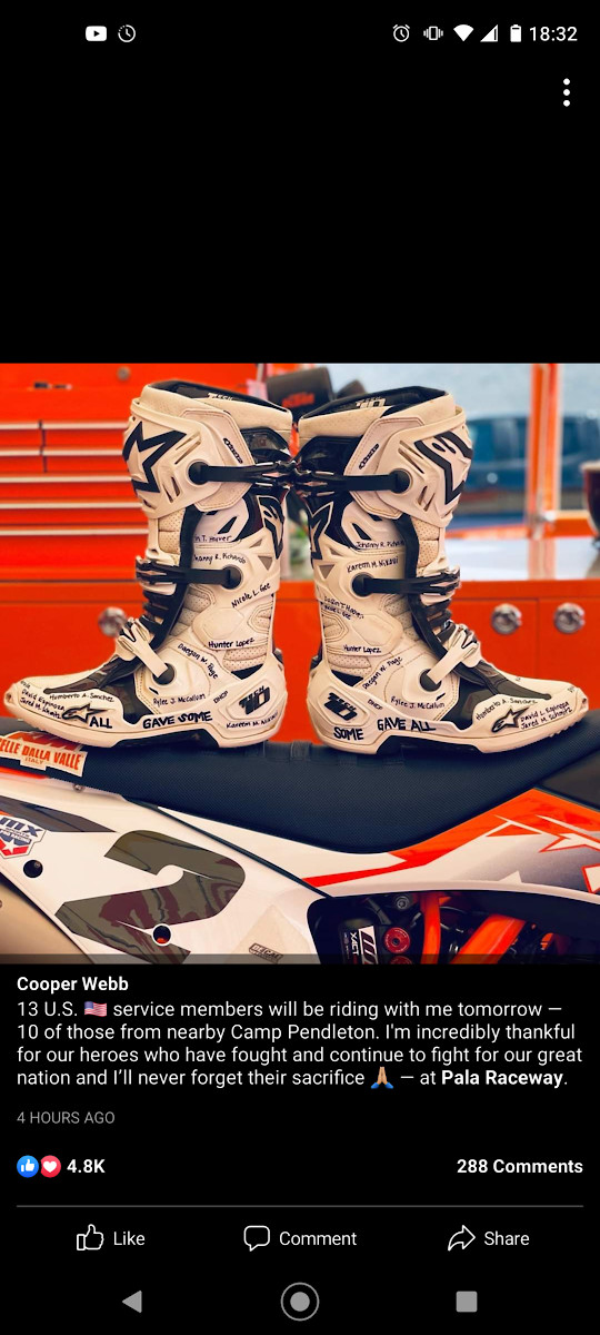 Cooper Webb shows respect. - Moto-Related - Motocross Forums / Message ...