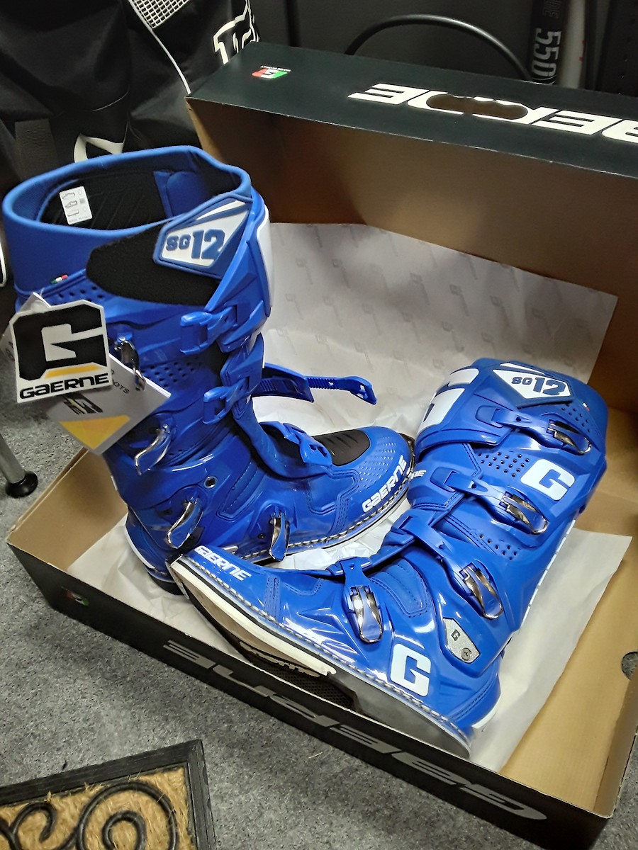 Gaerne SG12 Blue Sz10 NWT - For Sale/Bazaar - Motocross Forums / Message Boards - Vital MX