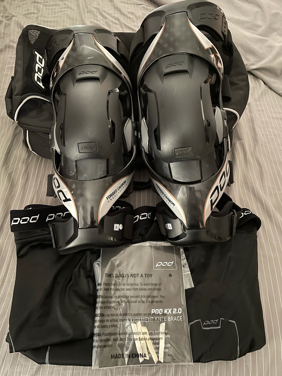 POD K8 Carbon Knee Braces - For Sale/Bazaar - Motocross Forums ...