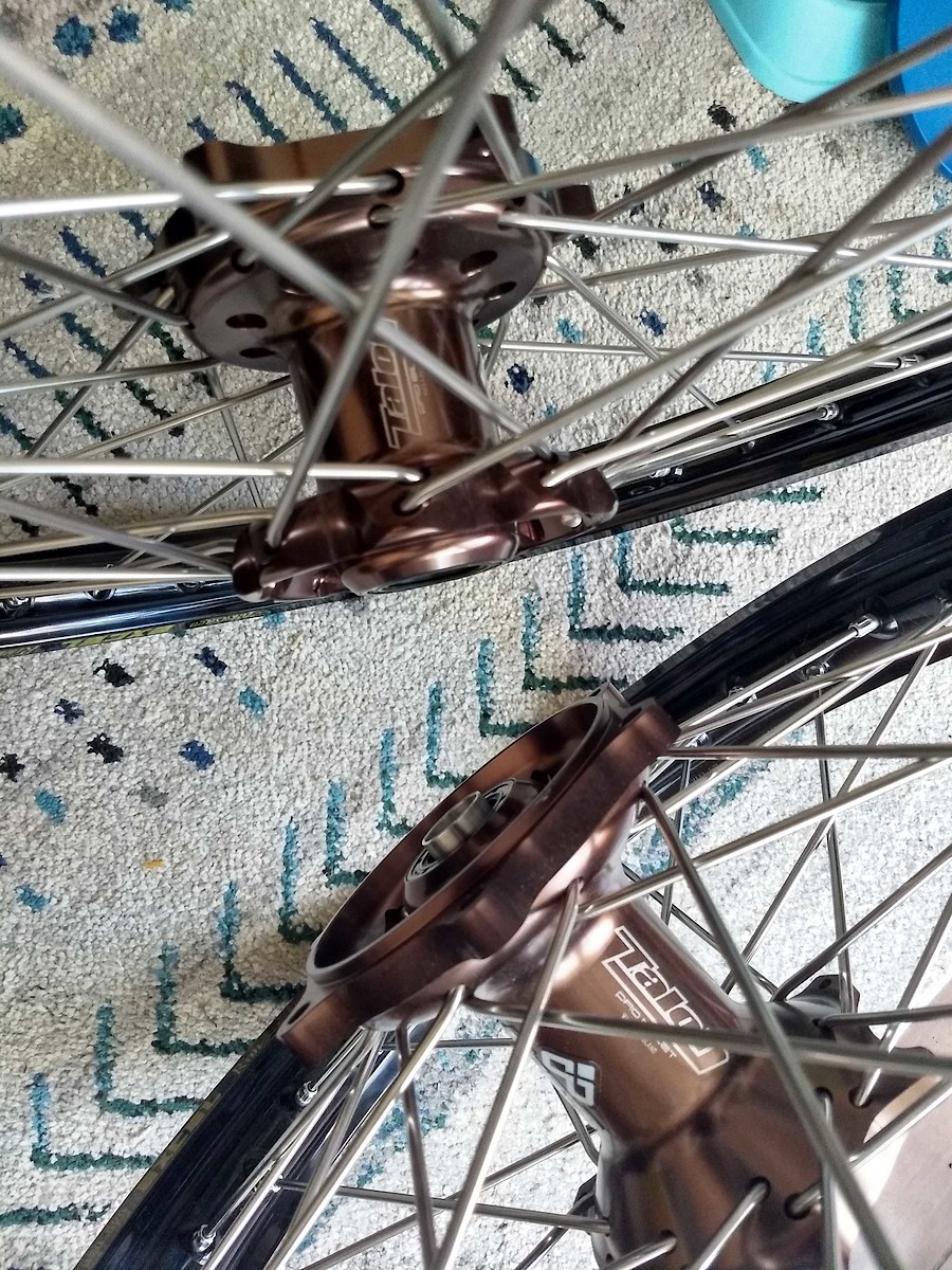 2004-2005 RM250 Dubya Wheelset - Magnesium Talon Billet Pro Hubs X ...