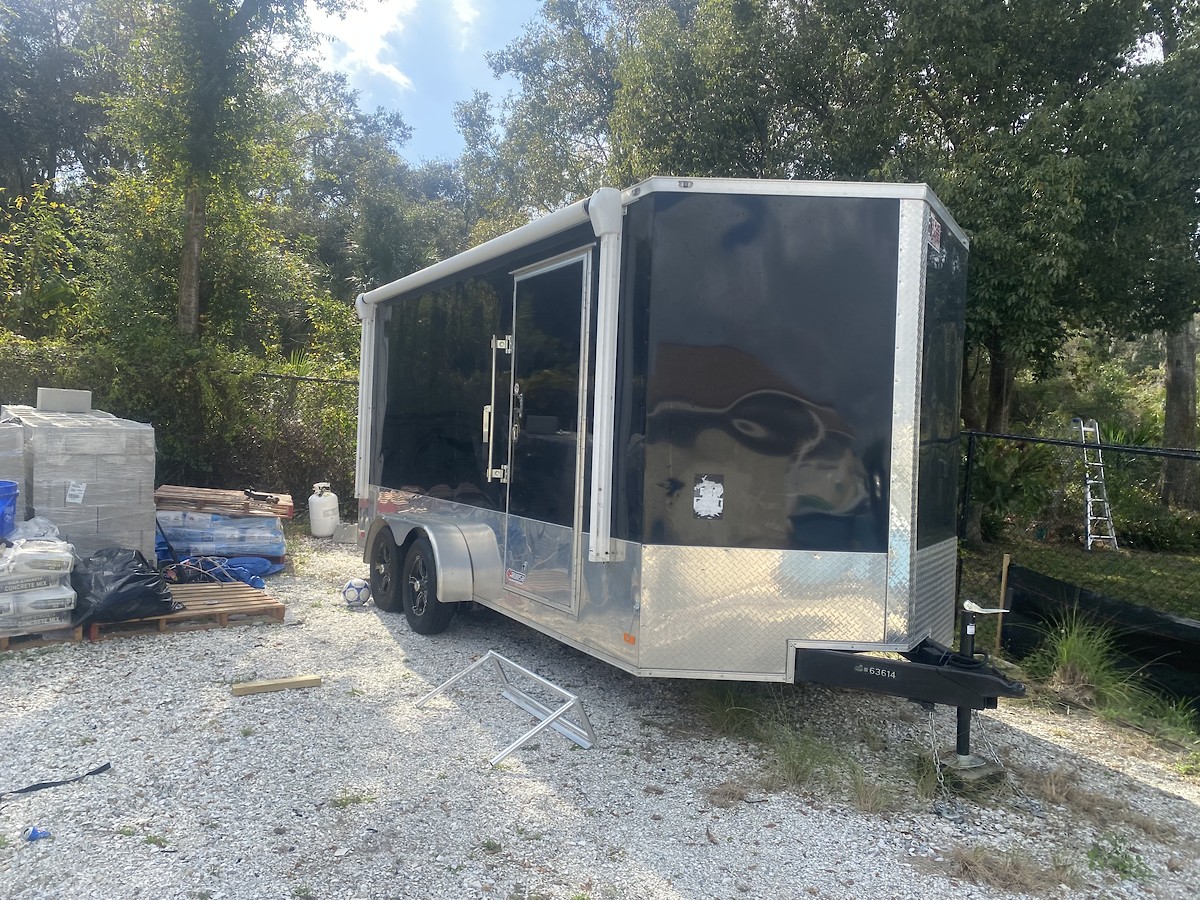 Custom 7x16 enclosed trailer for sale - For Sale/Bazaar - Motocross ...