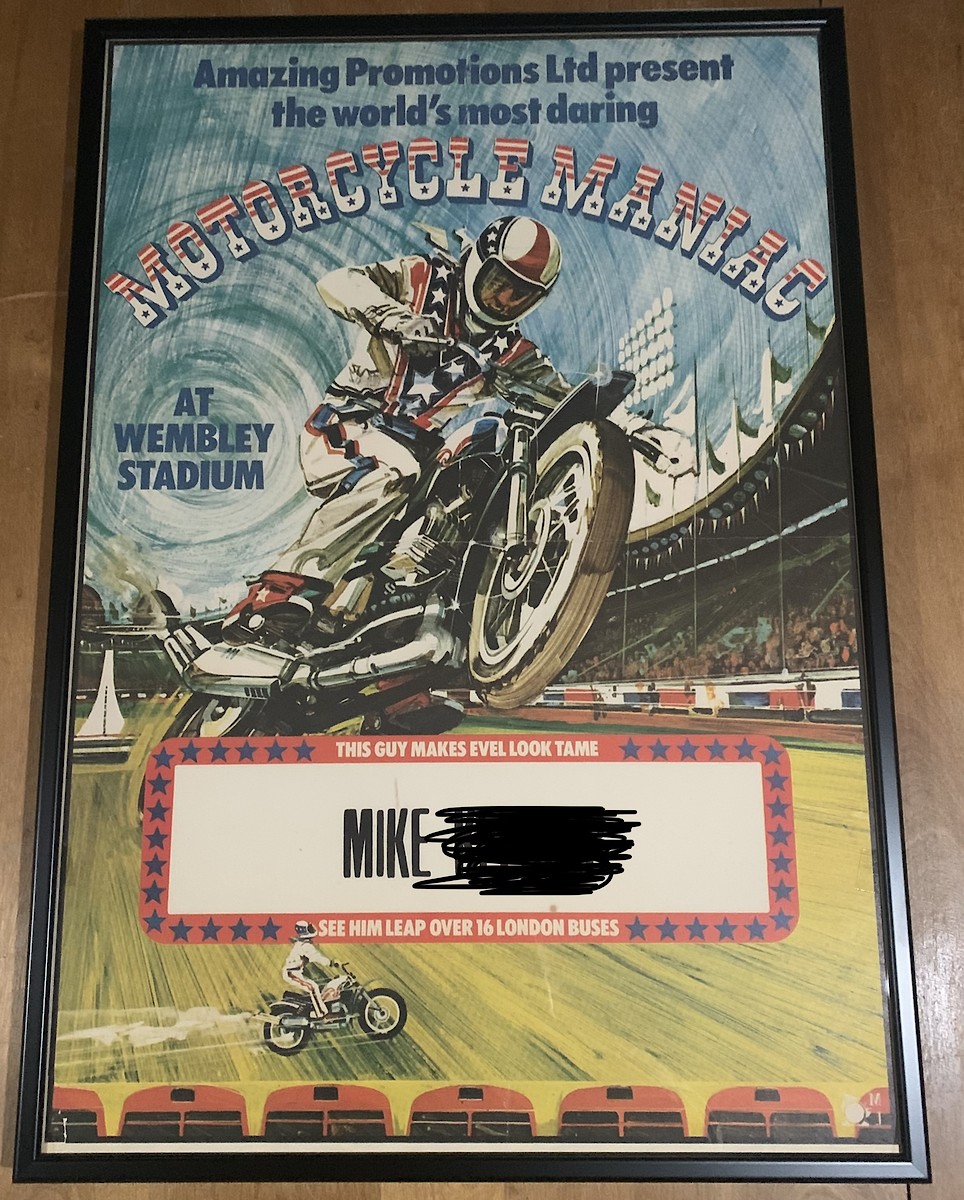 Saved an old motorcycle poster. - Non-Moto - Motocross Forums / Message ...
