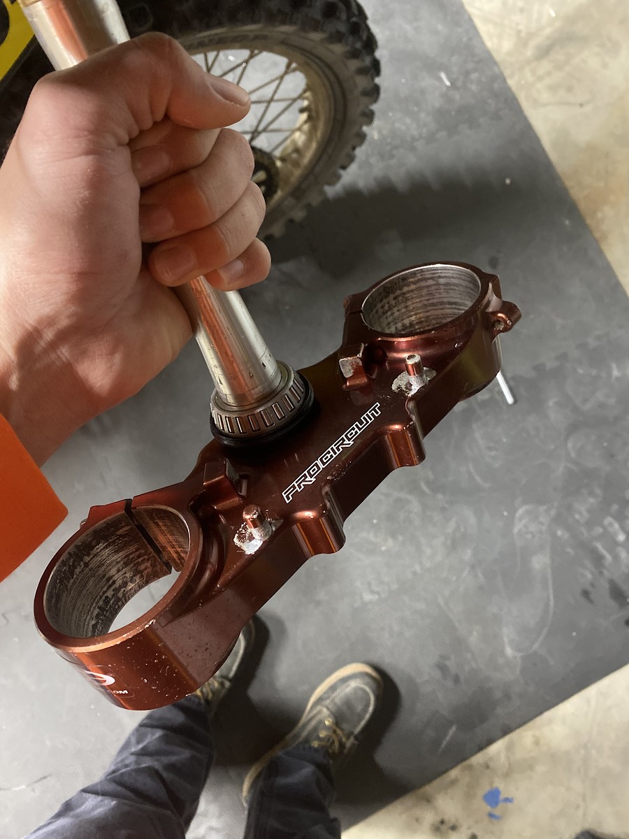 2 stroke yz pro circuit triple clamps - For Sale/Bazaar - Motocross ...