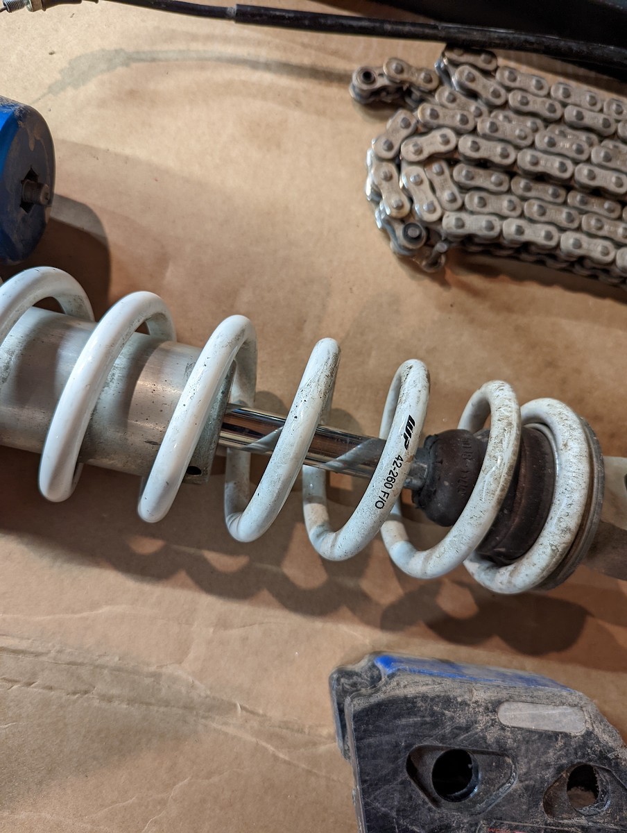 Parts for sale: AER Internals, stabilizer parts (BRP), shock spring ...