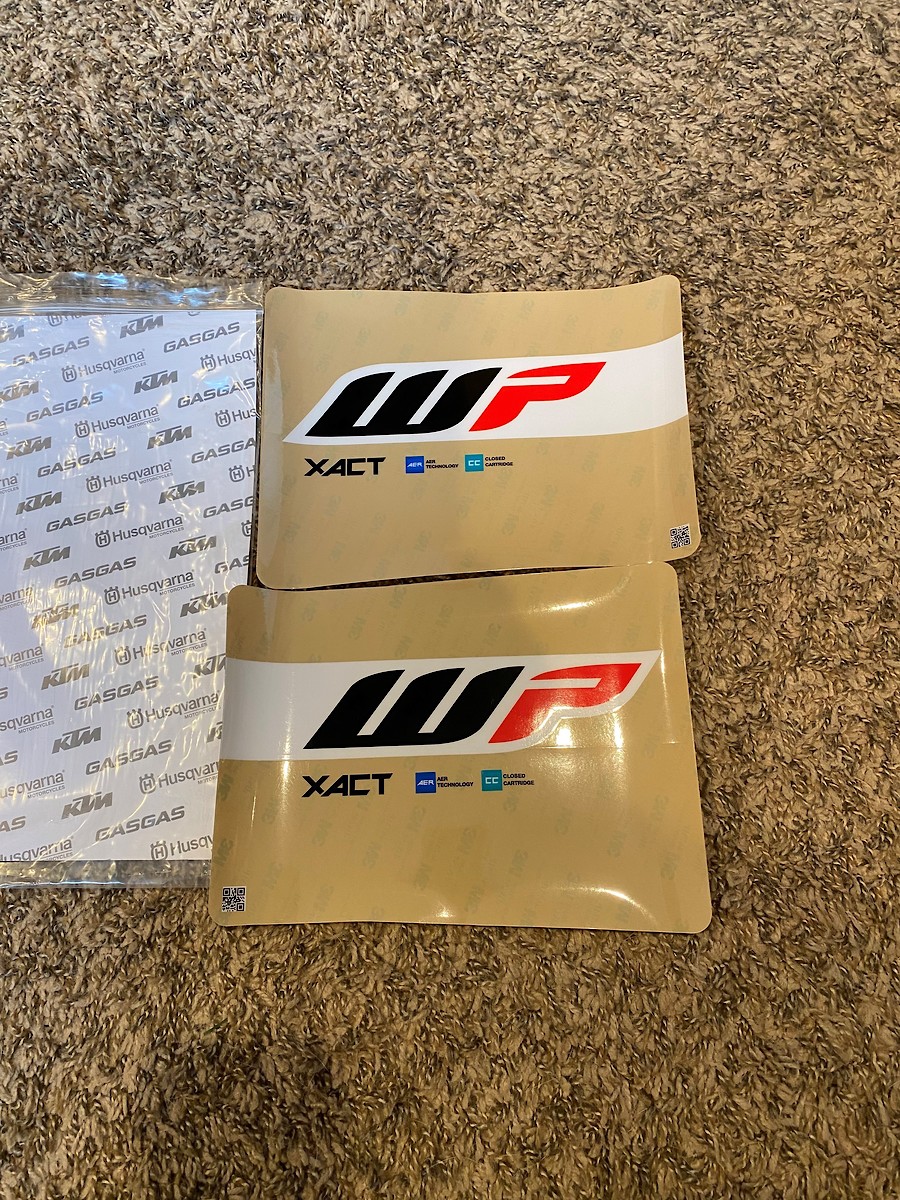 WTB: WP XACT fork stickers OEM - For Sale/Bazaar - Motocross Forums ...