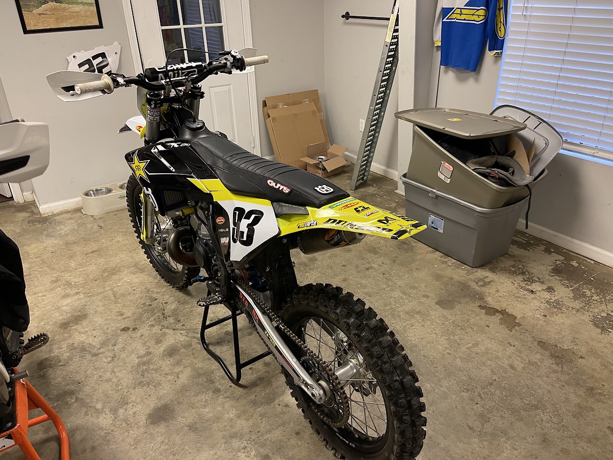 My TC250 Rockstar Edition 2-stroke build..finished. - Bike Builds ...