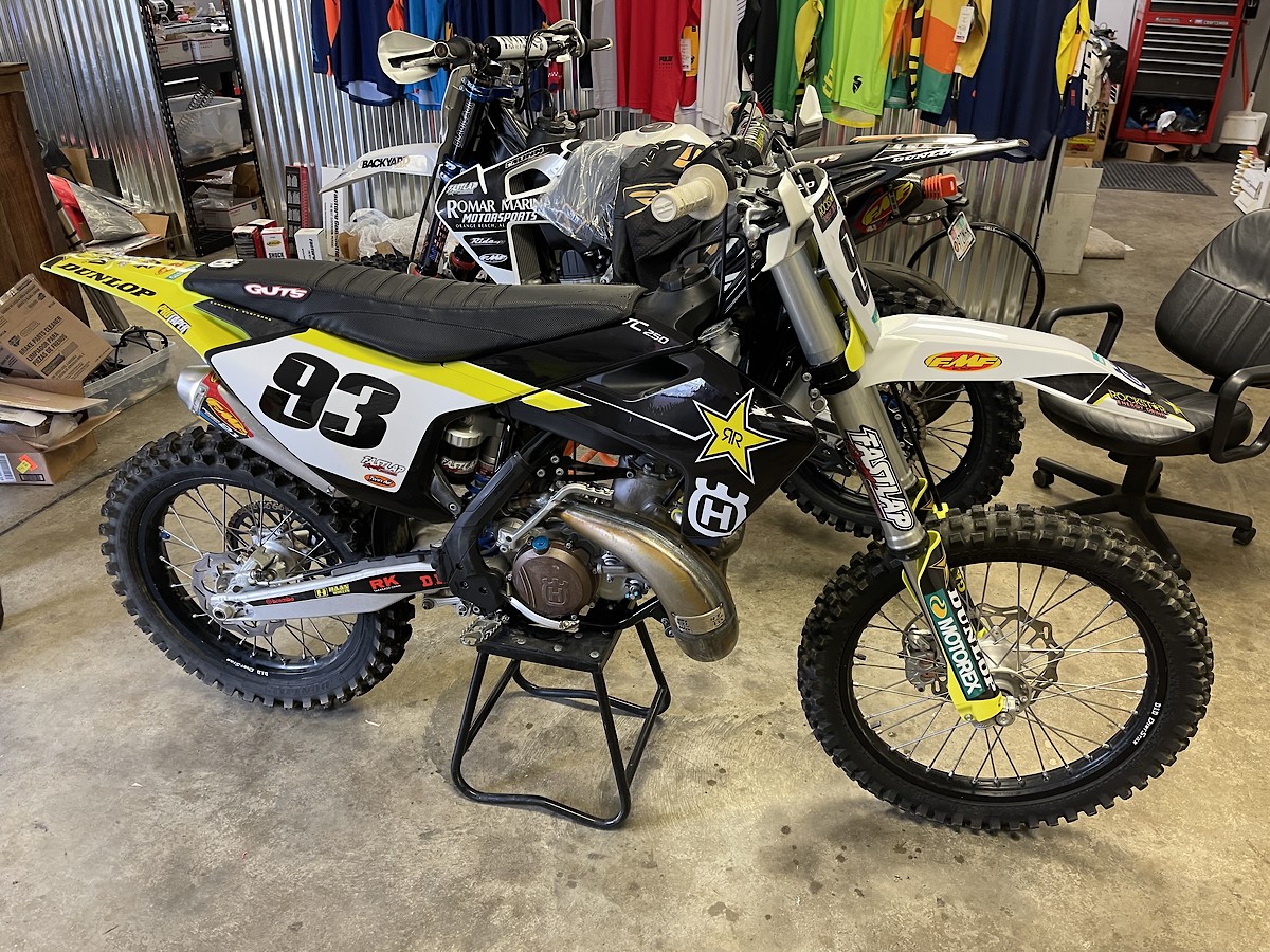 My TC250 Rockstar Edition 2-stroke build..finished. - Bike Builds ...