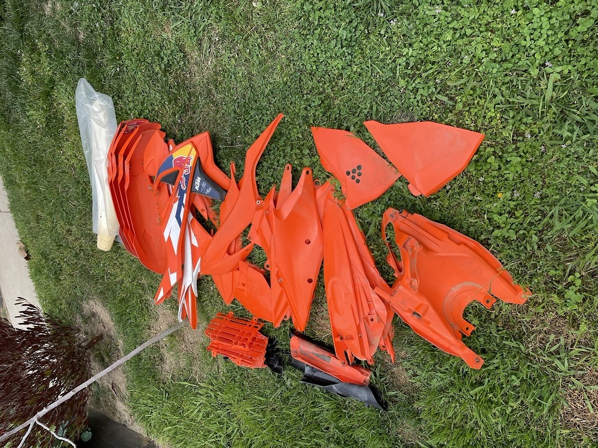 KTM Orange Plastics Used - Free in So Cal - For Sale/Bazaar - Motocross ...