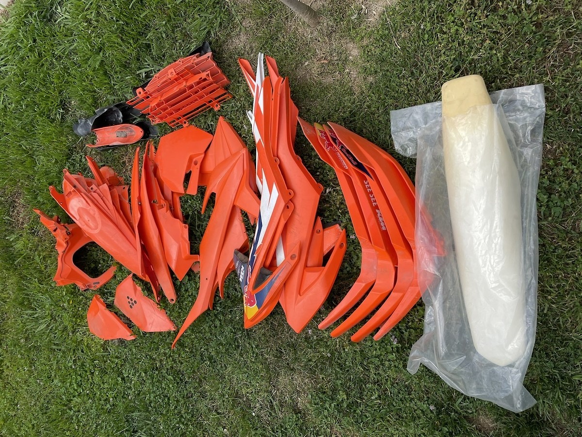 KTM Orange Plastics Used - Free in So Cal - For Sale/Bazaar - Motocross ...