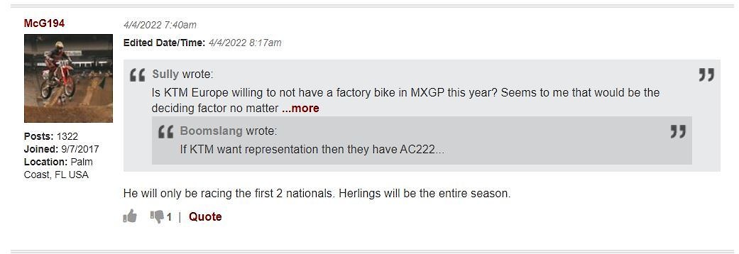 Cairoli to race first 2 rounds of Ama Pro mx - Moto-Related - Motocross ...