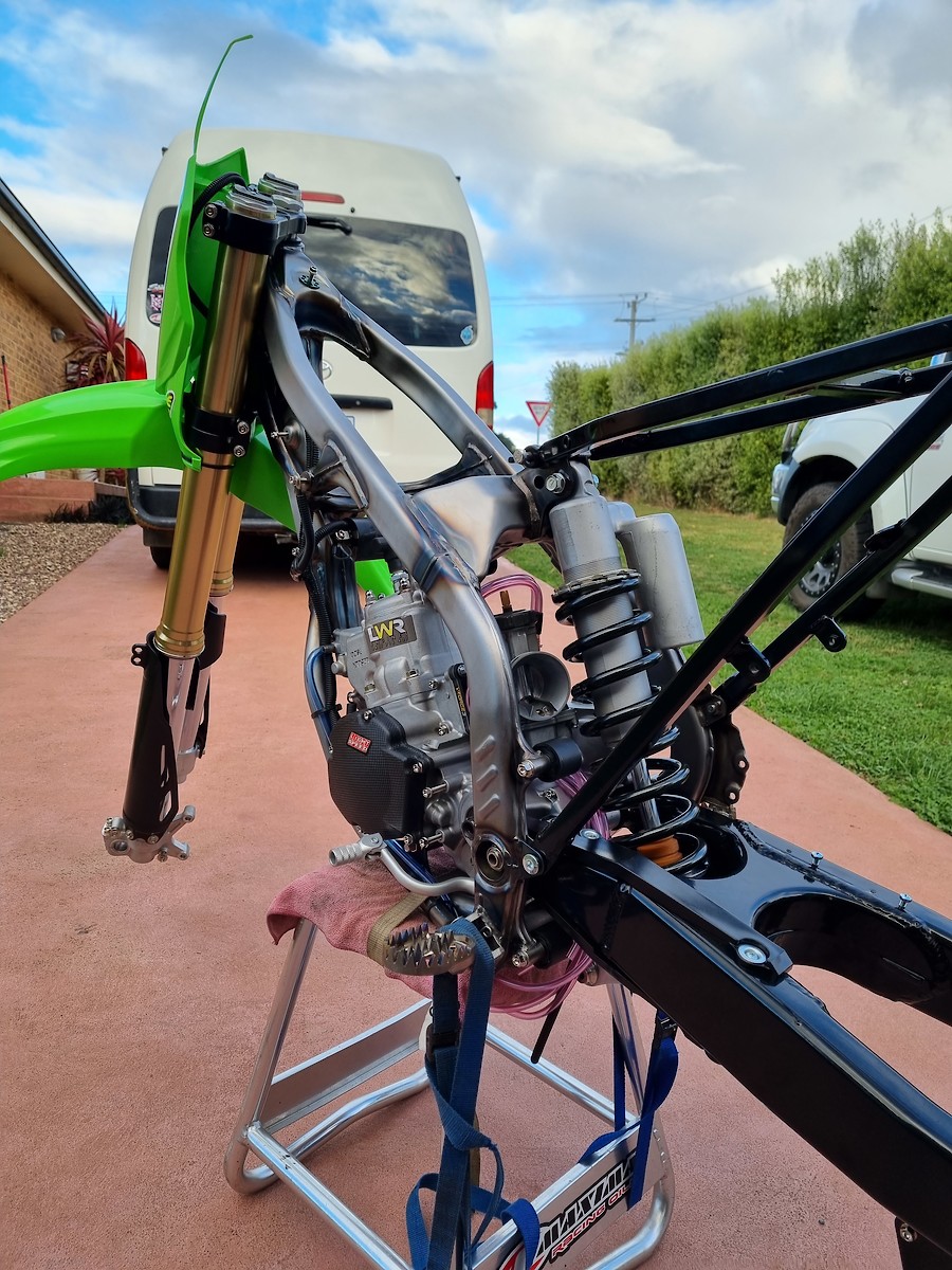 2003 KX125 RAW Frame - Bike Builds - Motocross Forums / Message Boards ...