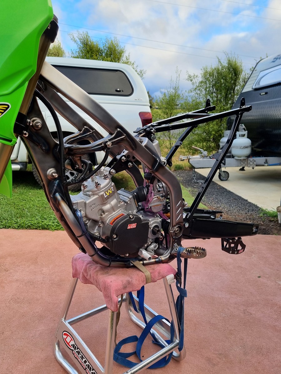 2003 KX125 RAW Frame - Bike Builds - Motocross Forums / Message Boards ...