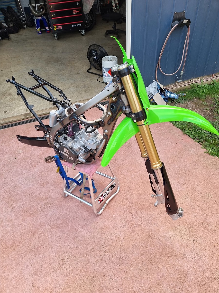 2003 KX125 RAW Frame - Bike Builds - Motocross Forums / Message Boards ...