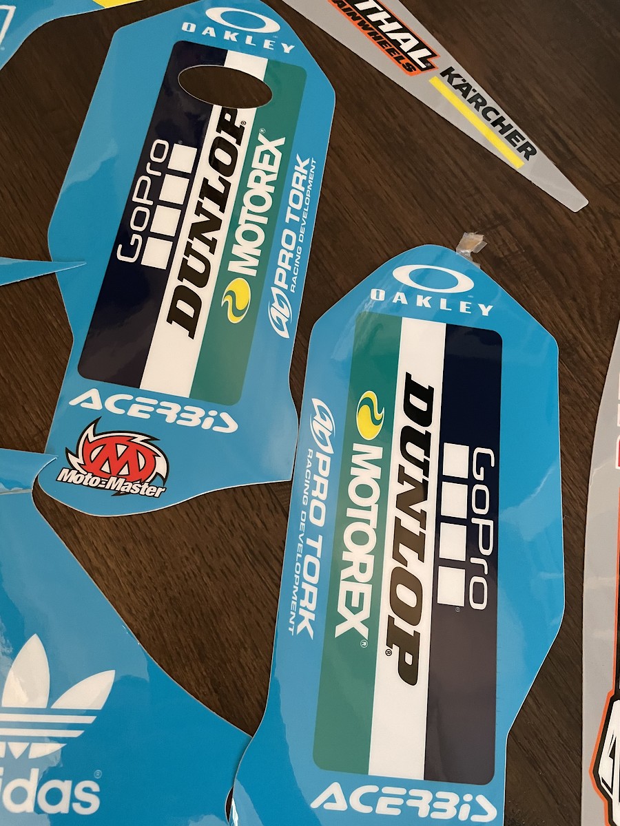 19-22 TLD Red Bull KTM blue graphics kit - For Sale/Bazaar - Motocross ...