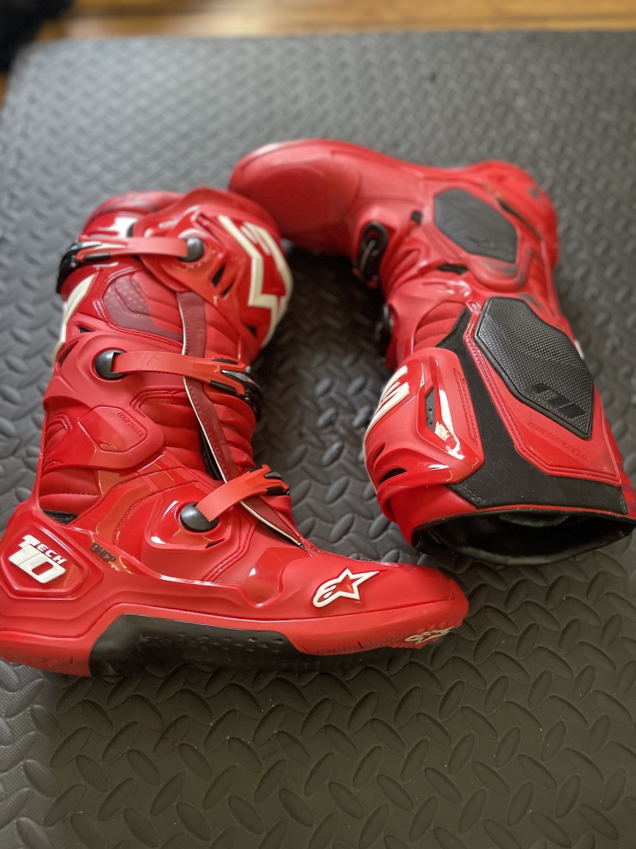 Alpinestars Tech 10 red - For Sale/Bazaar - Motocross Forums / Message ...
