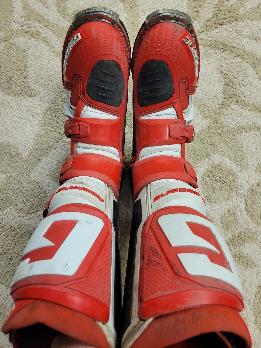 Gaerne SG12 Size 11 Red/White - For Sale/Bazaar - Motocross Forums / Message Boards - Vital MX
